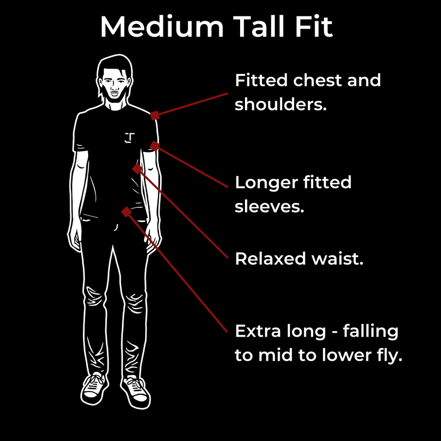 Our Fit | Longer, Not Wider Tops for Tall Men