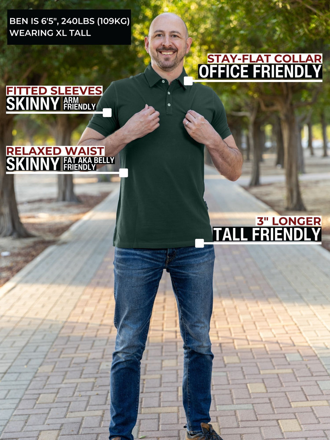 Tall Men's Clothing For Skinny, Slim & Athletic Guys 6'2"+